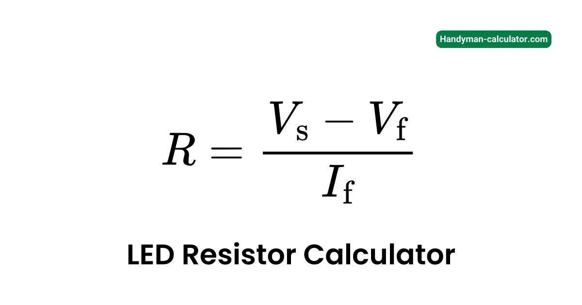 LED Resistor Calculator: Find the Right Resistor for Any LED (12V, 5V ...
