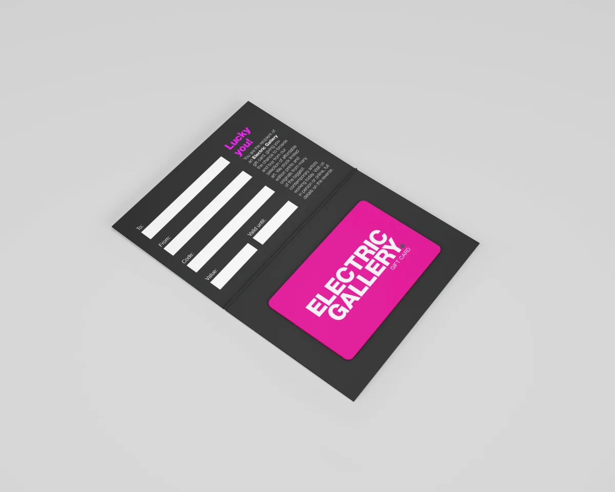 INTRODUCING THE ELECTRIC GALLERY GIFT CARD | News | Electric Gallery