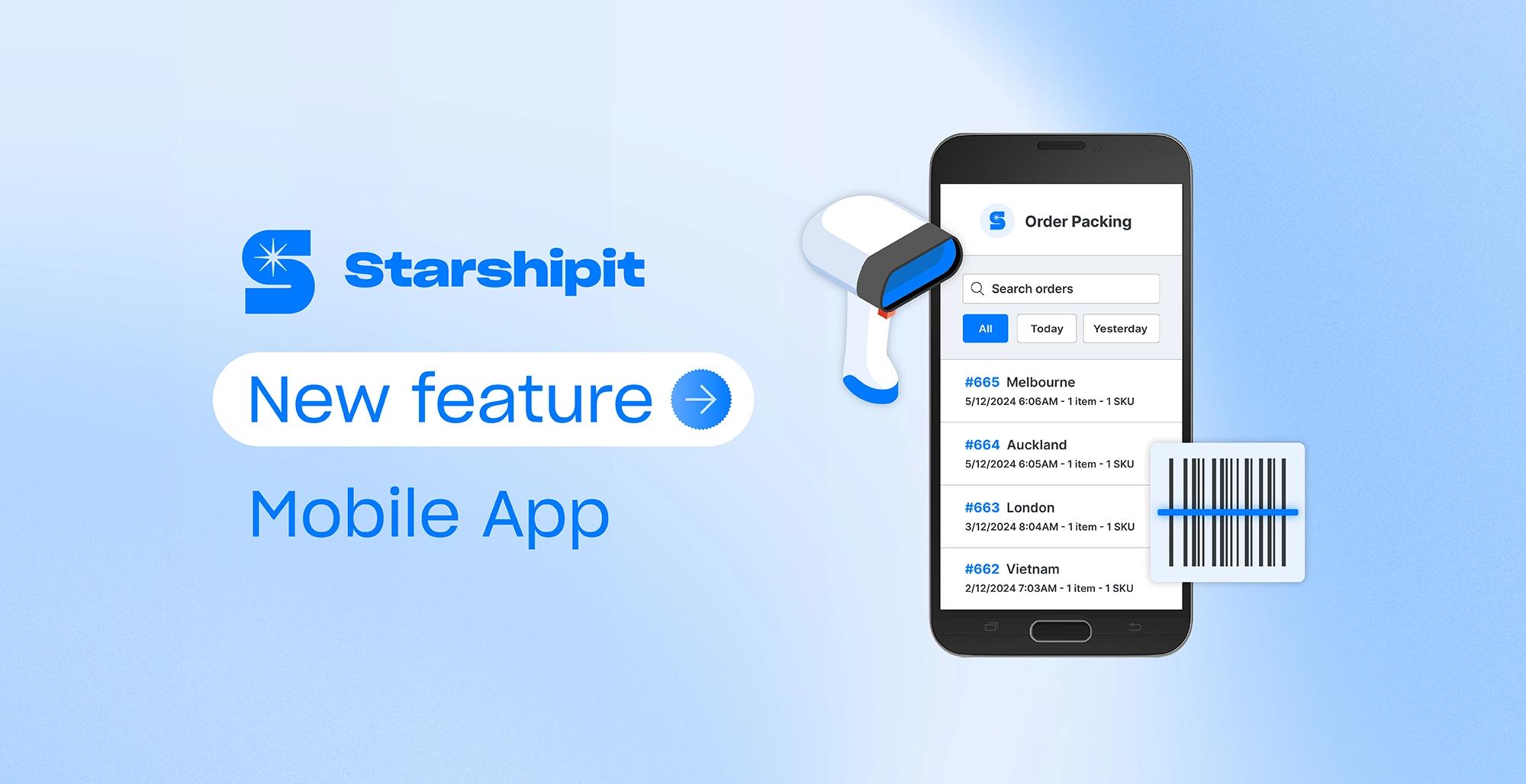Starshipit pick and pack mobile app | Starshipit