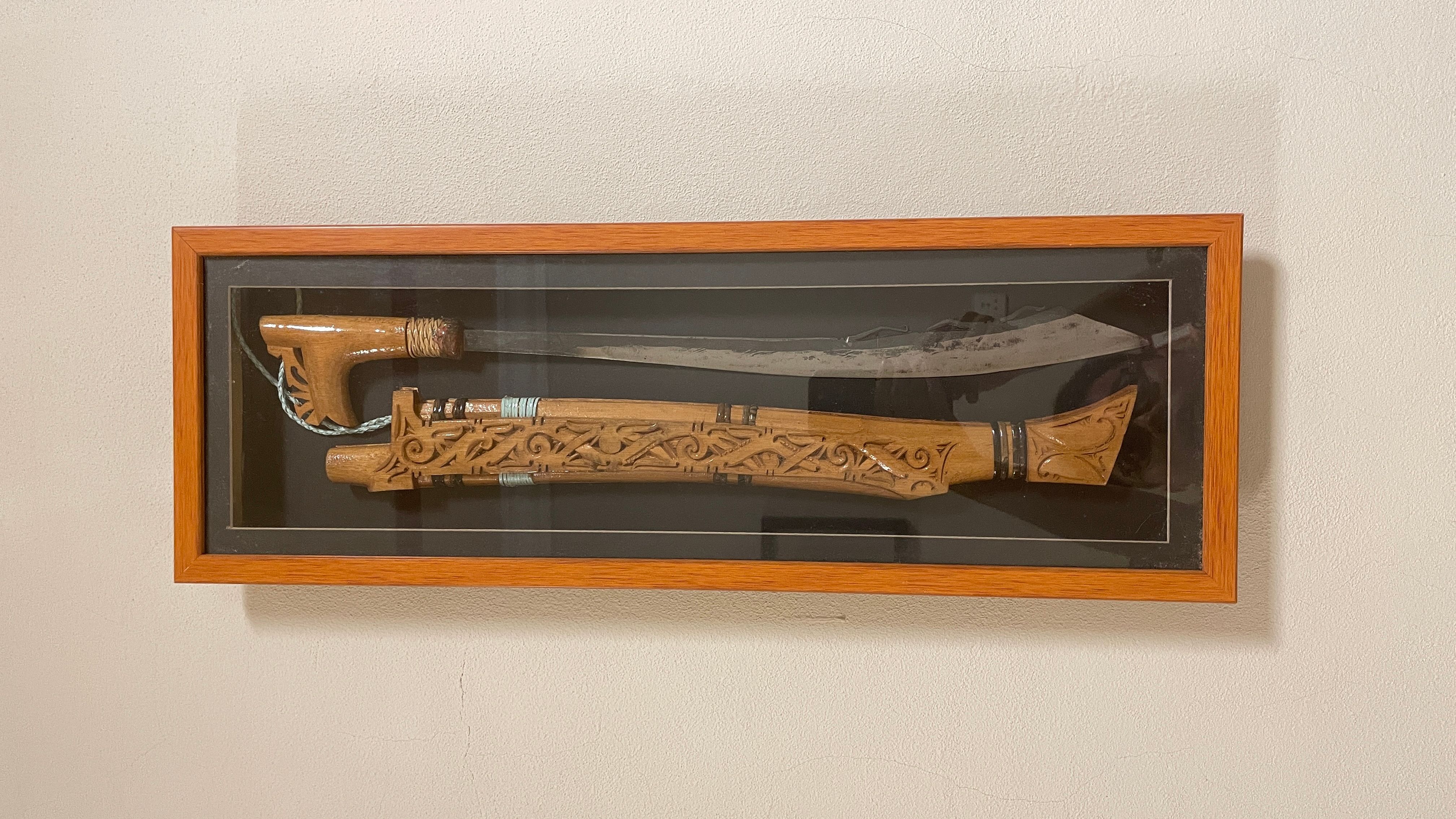 Wan's Handicrafts: Custom Glass Displays Frames for Parangs & Gongs ...