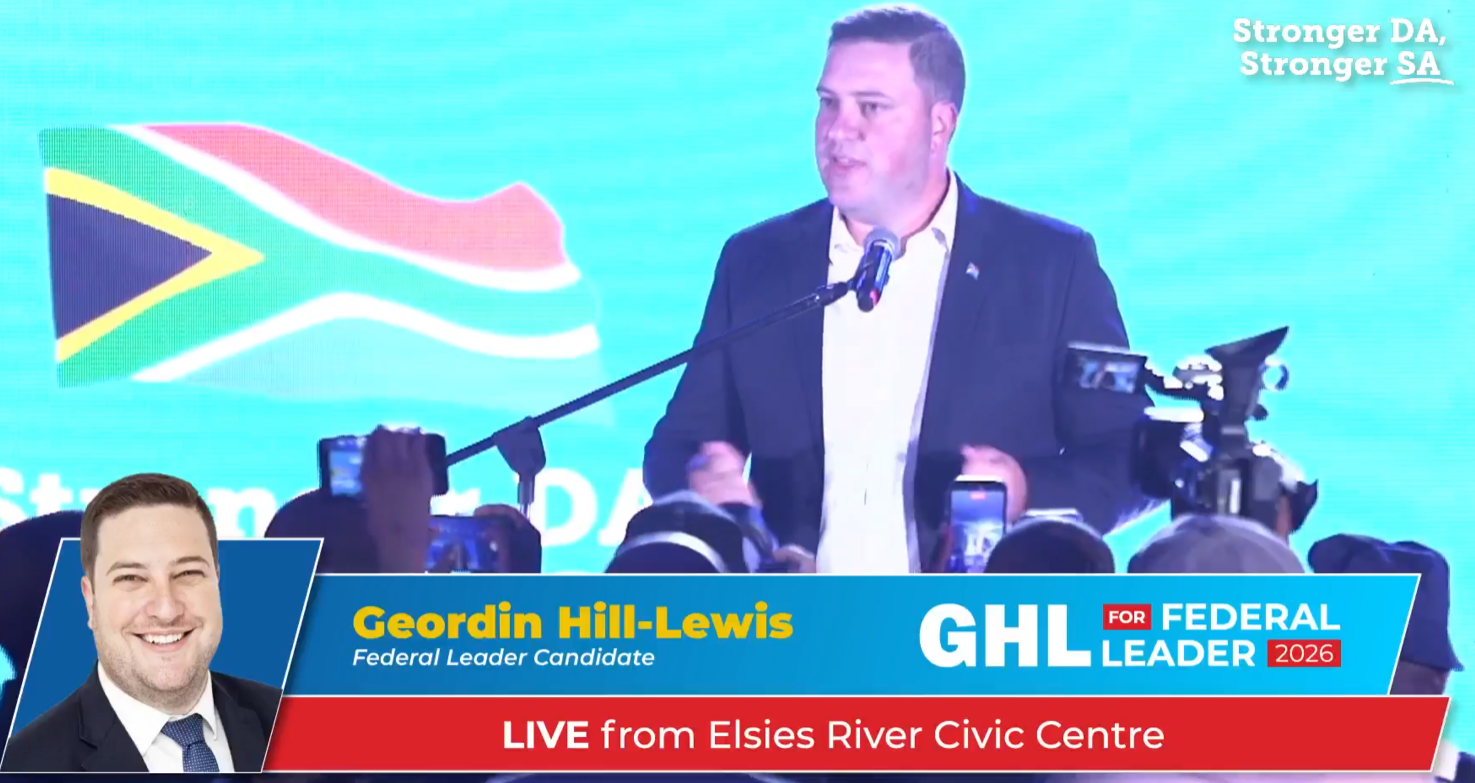 Geordin Hill-Lewis Announces Bid for DA Leadership: A New