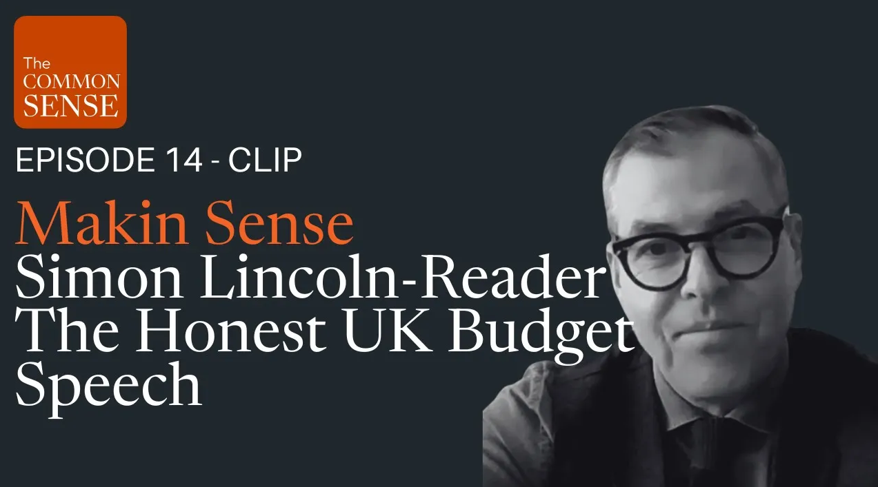 Simon Lincoln Reader Gives An Honest UK Budget Speech - Watch on