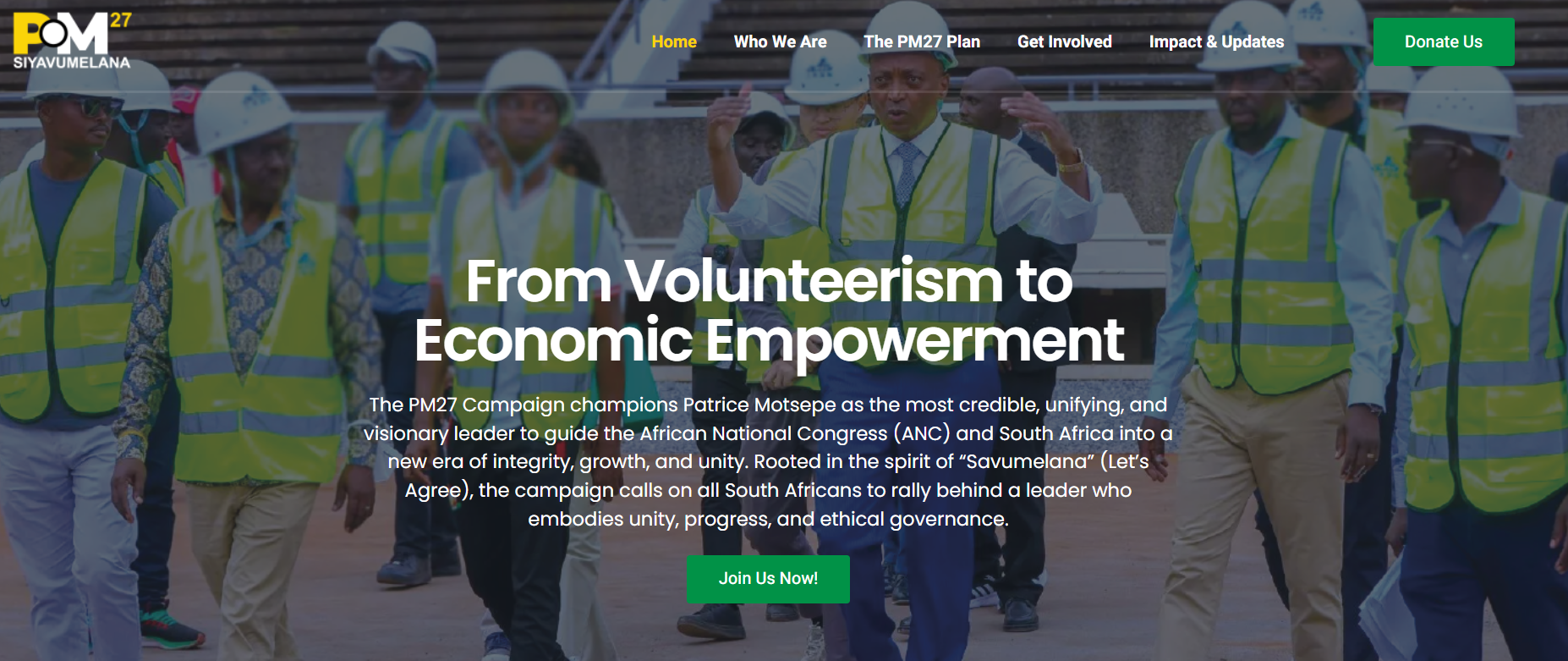 Motsepe Campaign Site Goes Live