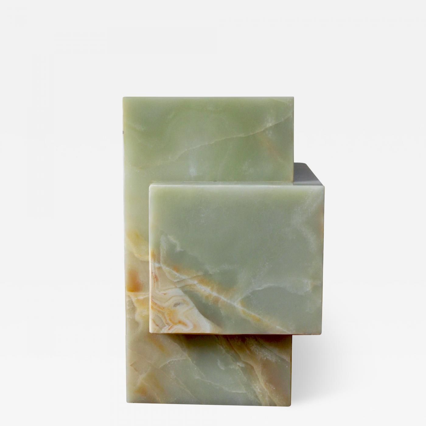 Ella Green Onyx Side Table by Marbera · LAK Gallery