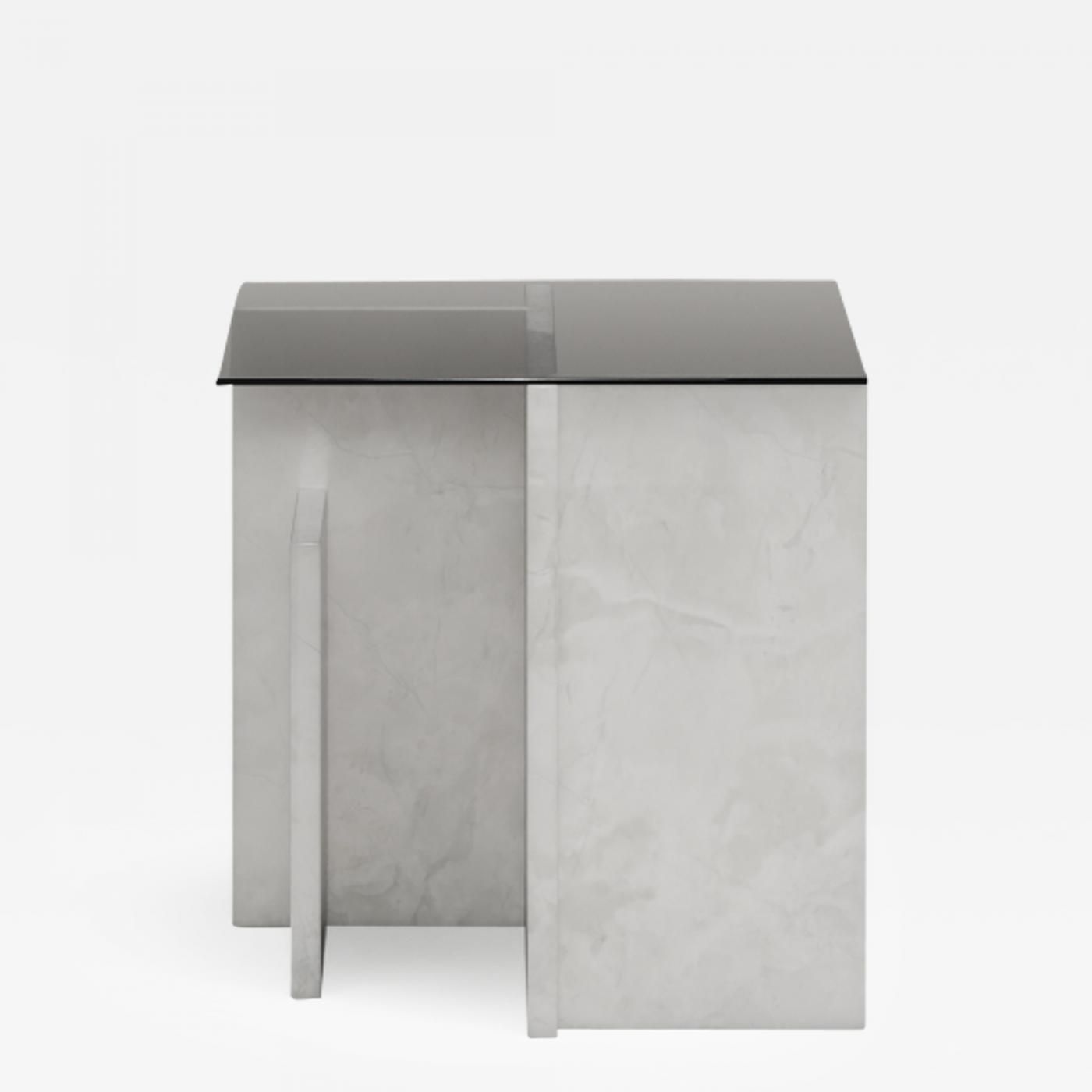 Alabaster Side Table by OWL · LAK Gallery