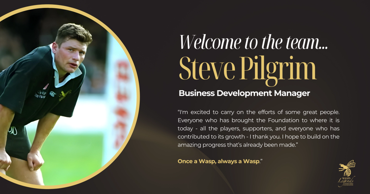 Wasps Legends Appoint Steve Pilgrim as Business Development Manager