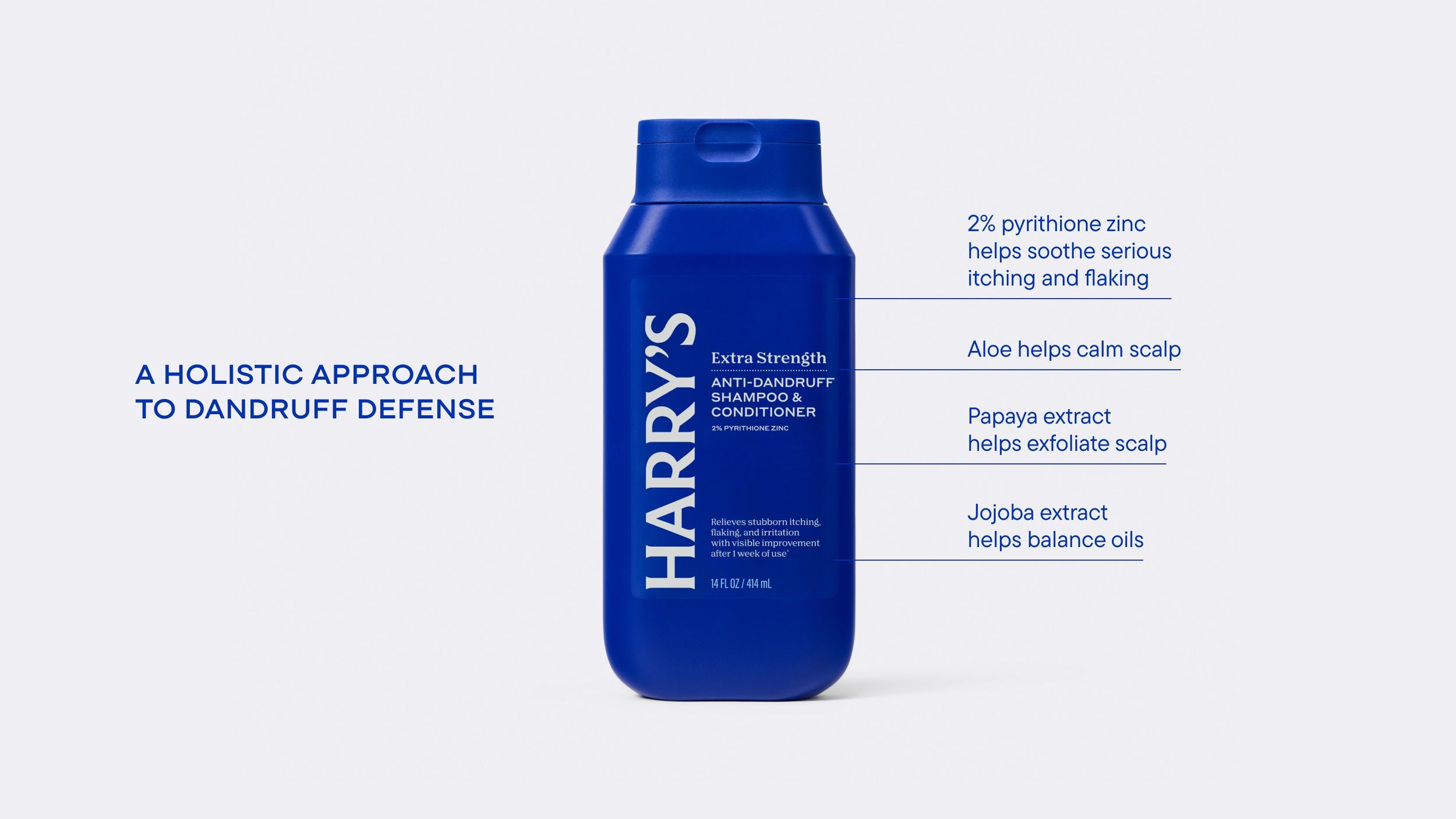 Extra Strength Anti-Dandruff Shampoo & Conditioner | Harry's