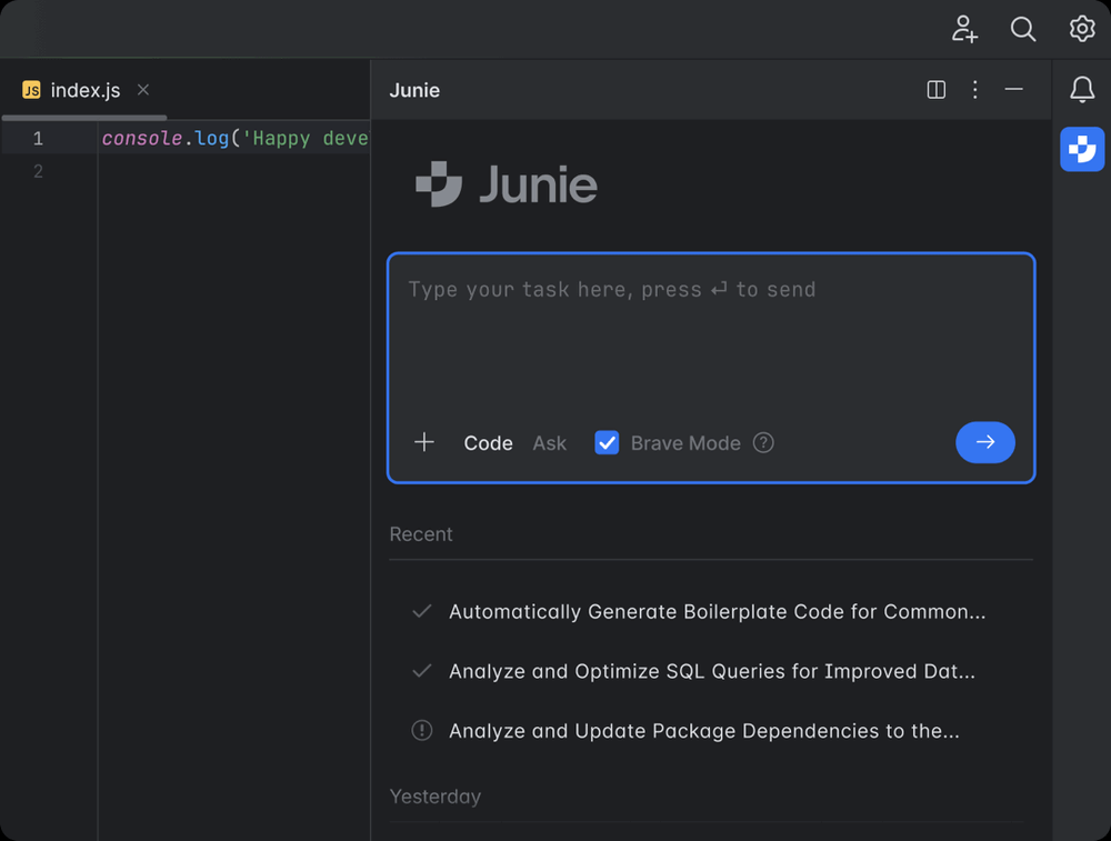 JetBrains Releases Junie: An Agentic AI Assistant | AI Native Dev