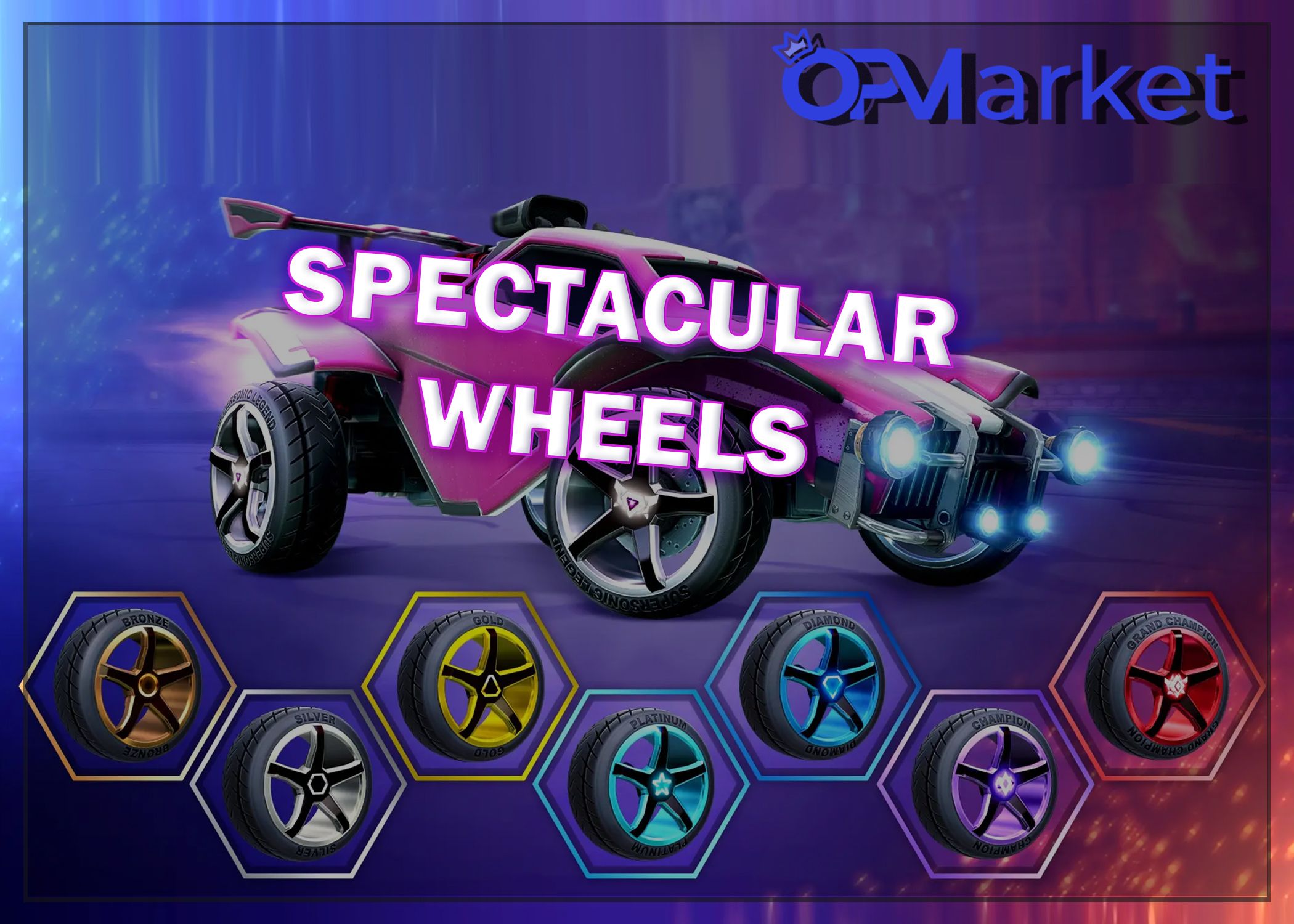 Rocket League Season 9 - Discover the Spectacular Wheels Rewards | OP ...