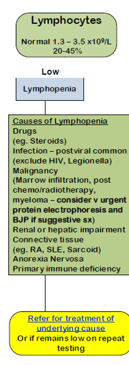 Low lymphocytes – GPnotebook