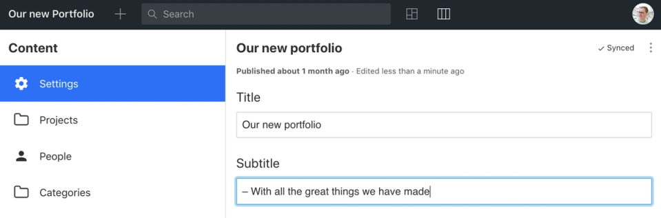 Get started with the Gatsby portfolio | Sanity.io guide