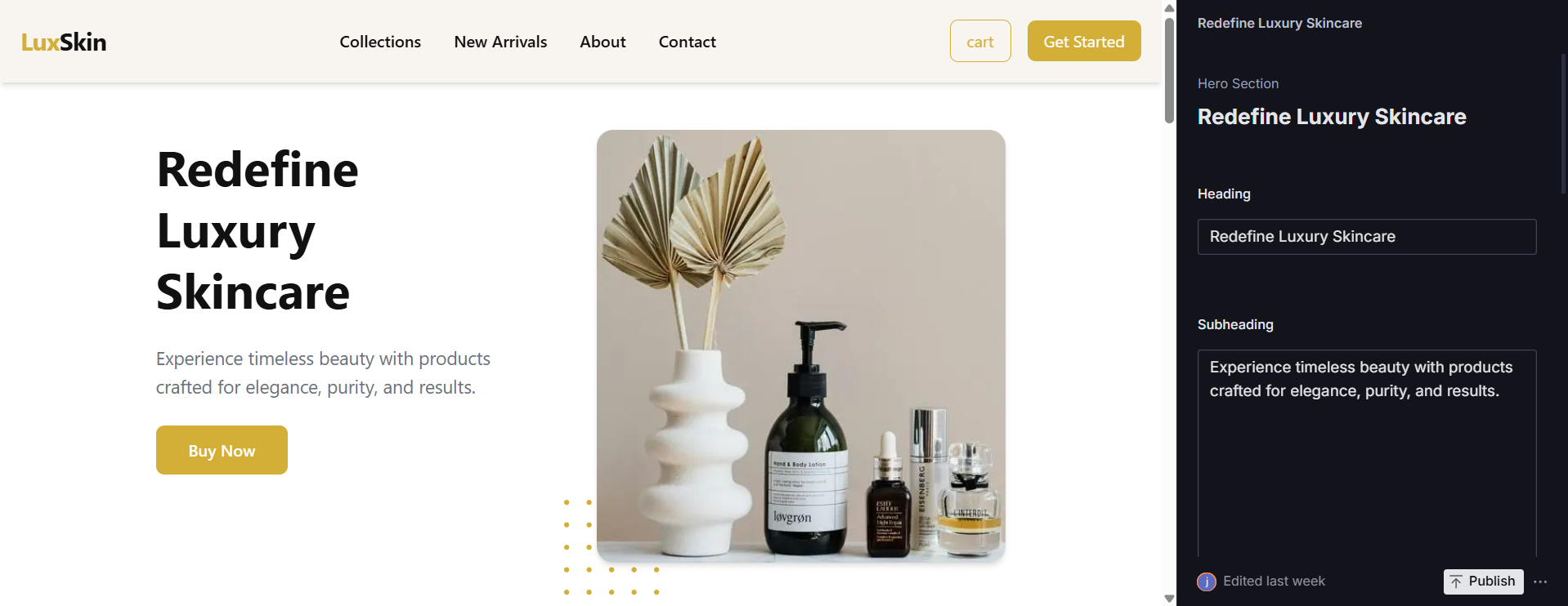 luxury-store-ecommerce-template | Sanity.io templates