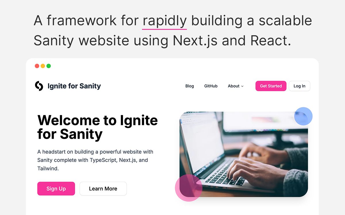 Sanity templates: get up and running in minutes