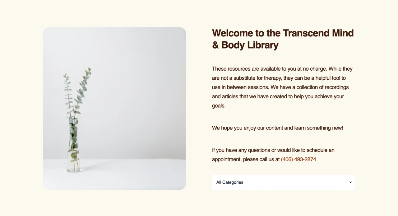 Transcend Mind & Body - made with Sanity.io