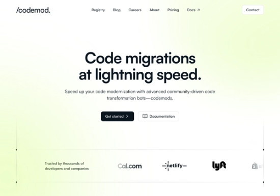 Codemod - made with Sanity.io