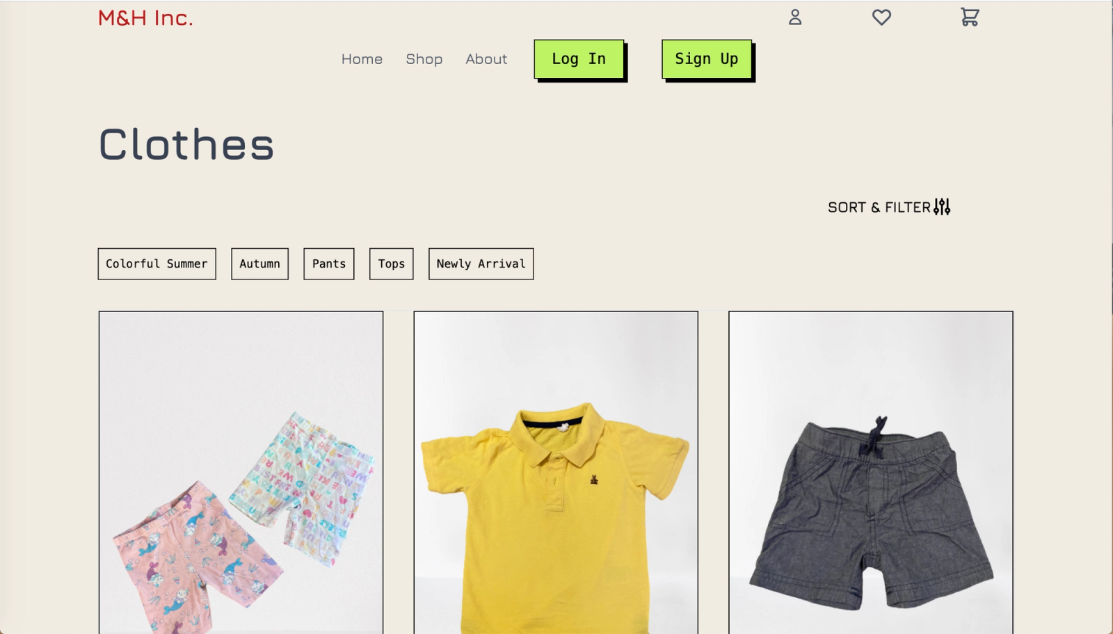 MERN Stack E-Commerce Website Template - made with Sanity.io