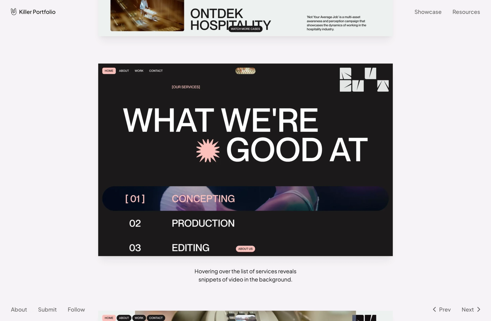 Killer Portfolio - made with Sanity.io