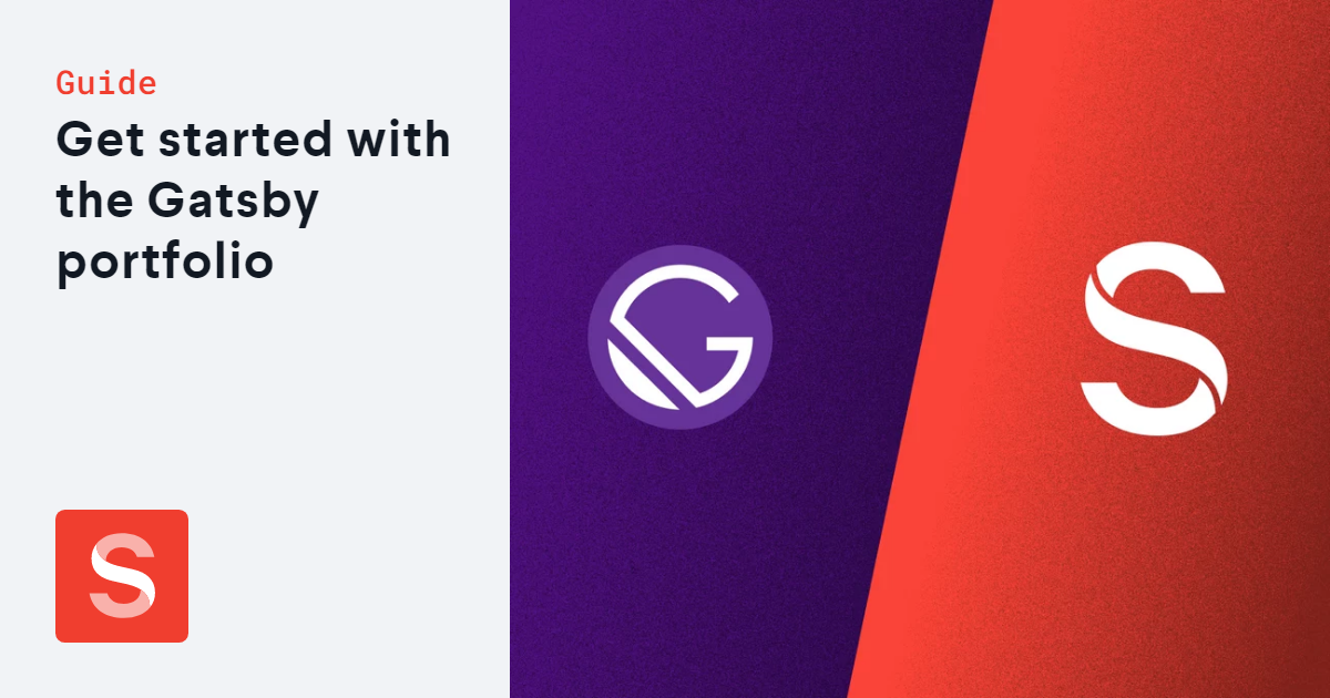 Get started with the Gatsby portfolio | Sanity.io guide