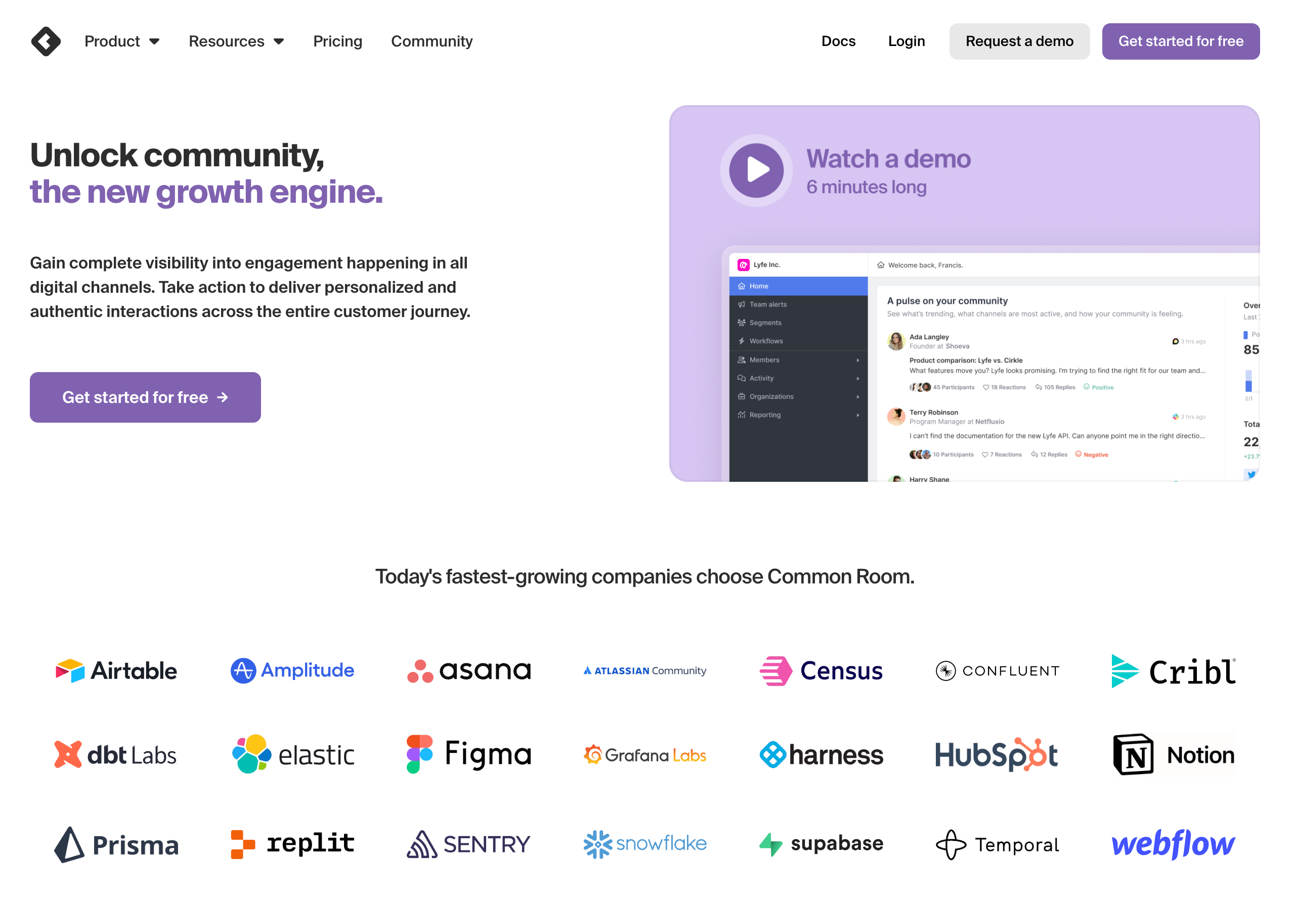 Common Room website - made with Sanity.io