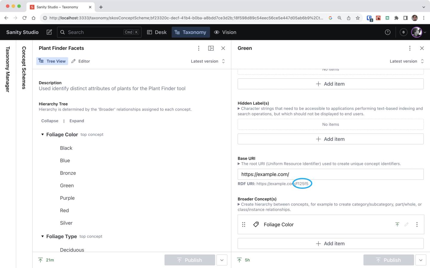 Faceted Taxonomy Setup & Use | Sanity.io guide