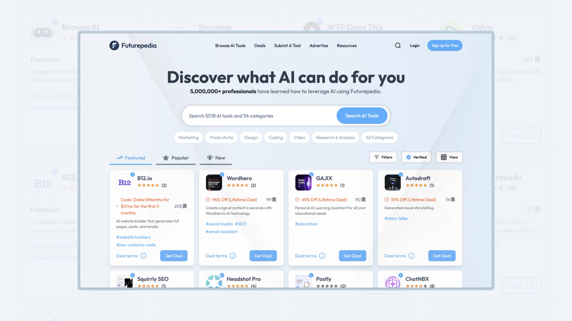 Futurepedia - made with Sanity.io