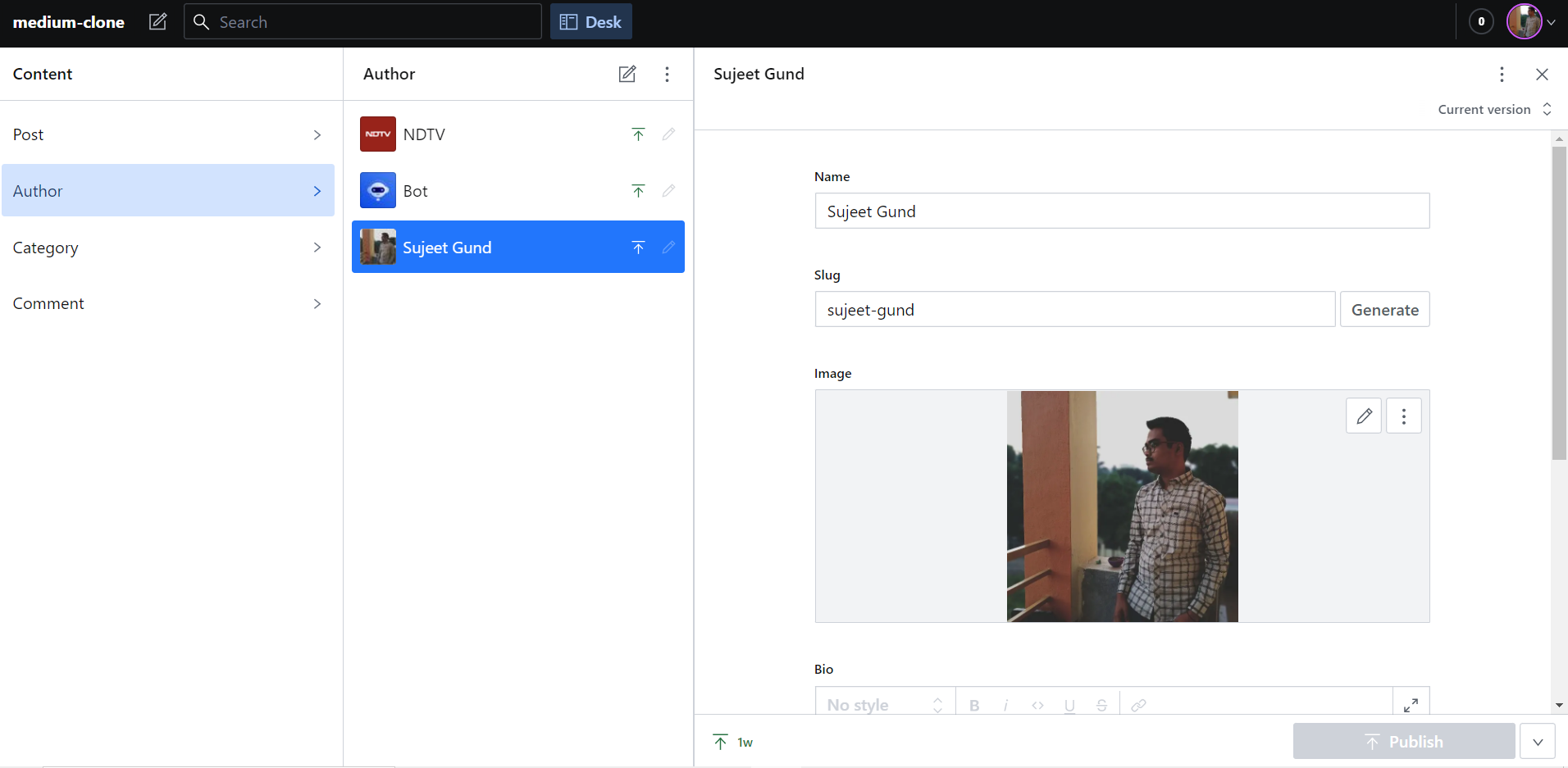 Next.JS Blog Template With Sanity.io - made with Sanity.io
