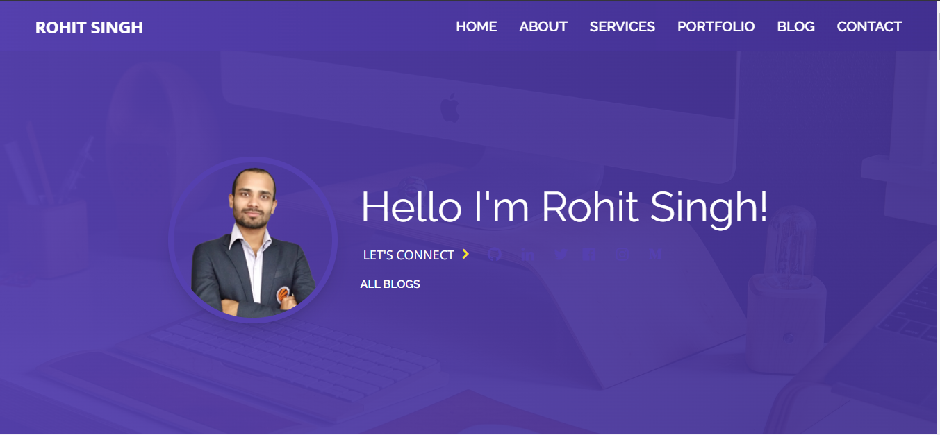 Rohit Singh Portfolio - made with Sanity.io