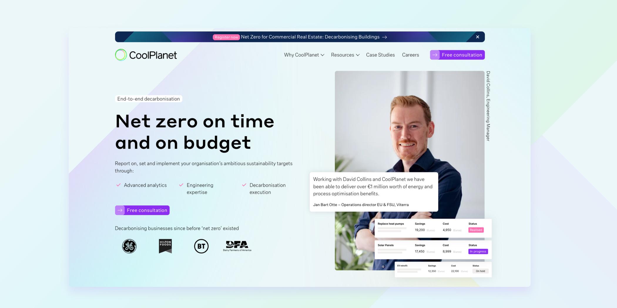 CoolPlanet Marketing website - made with Sanity.io
