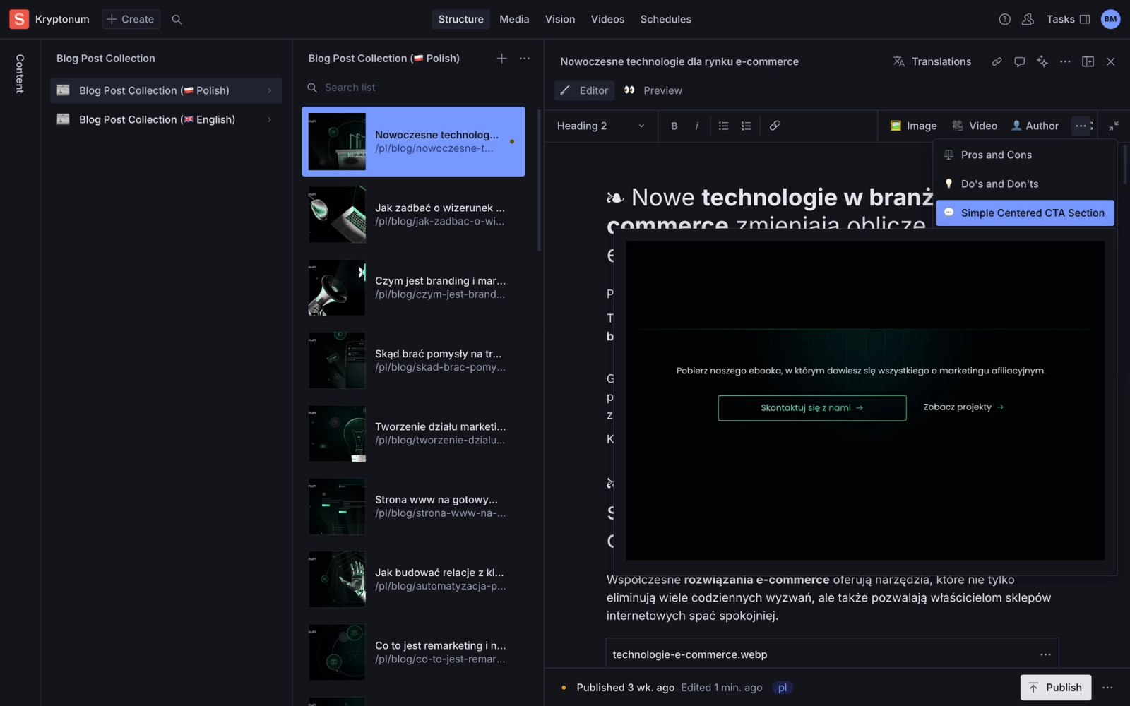 Kryptonum - made with Sanity.io