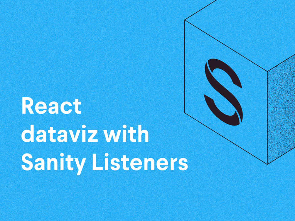 Real-time data visualization with React Charts and Sanity Listeners