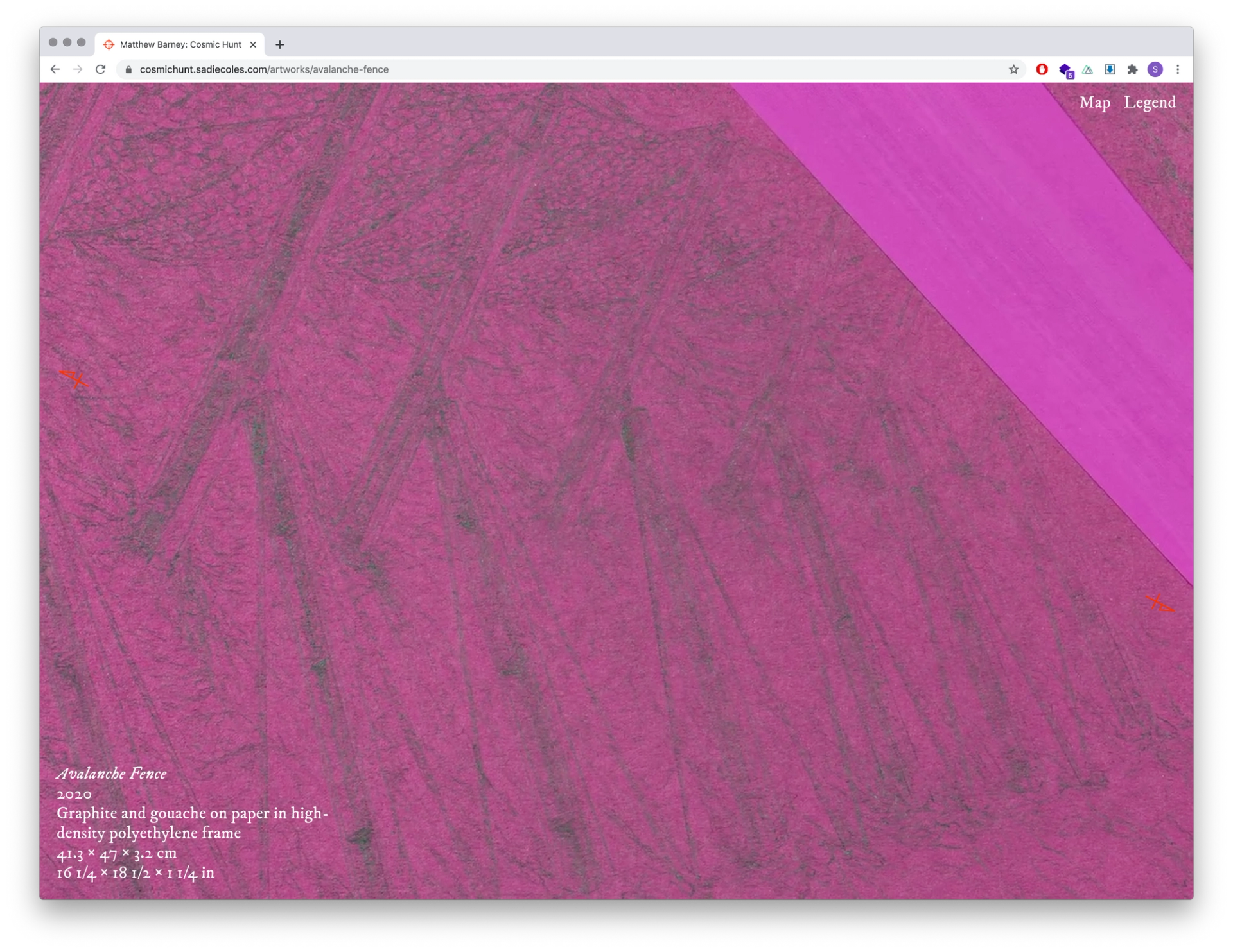 Matthew Barney – Cosmic Hunt - made with Sanity.io