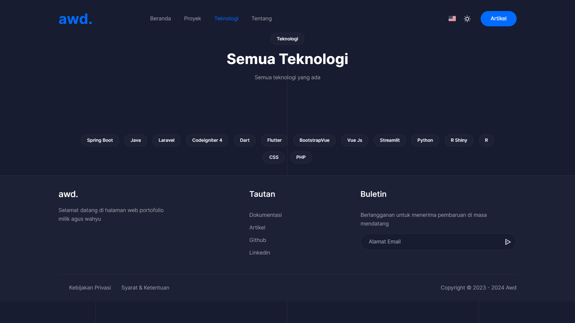 Awd Portofolio - made with Sanity.io