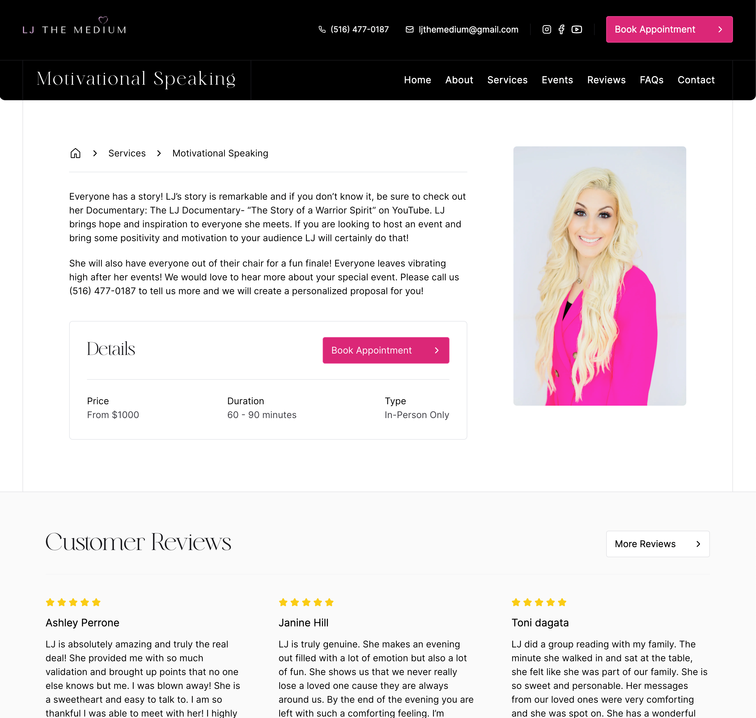 LJ The Medium - made with Sanity.io