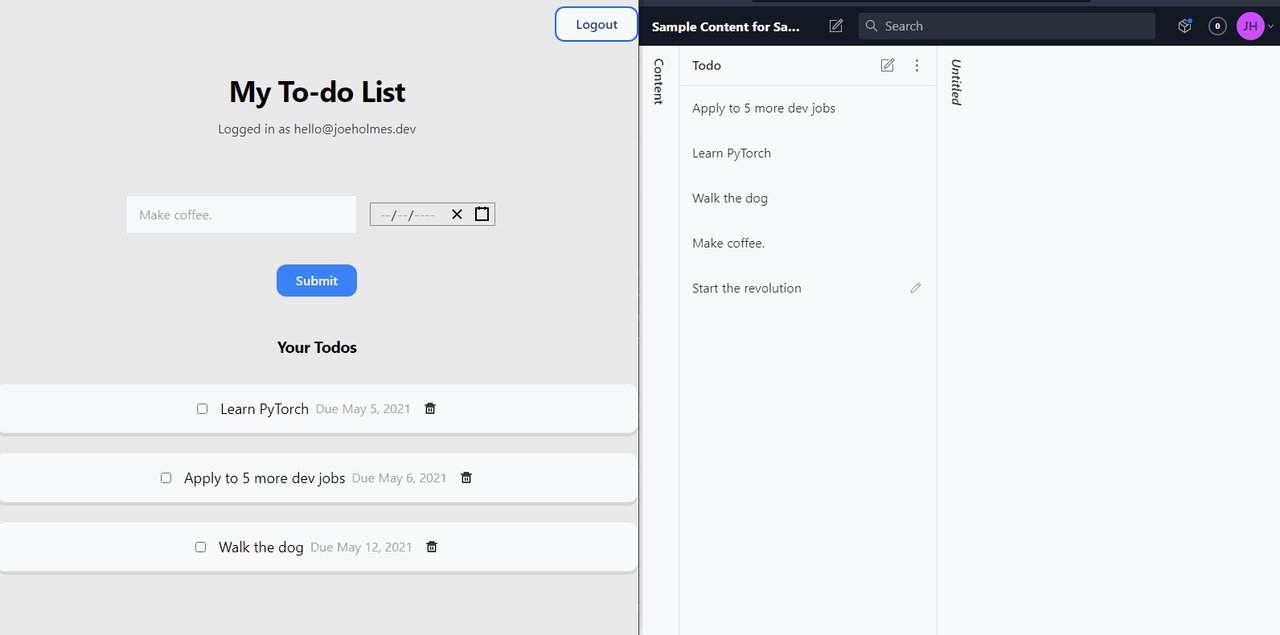 How to Create a Todo List with React and Sanity | Sanity.io guide