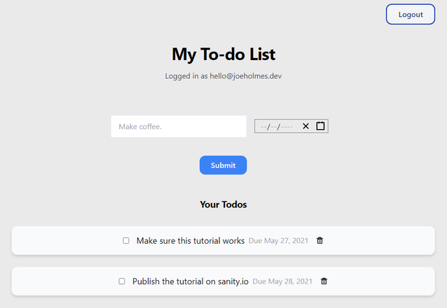 How to Create a Todo List with React and Sanity | Sanity.io guide