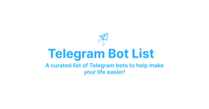 Telegram bot list - made with Sanity.io