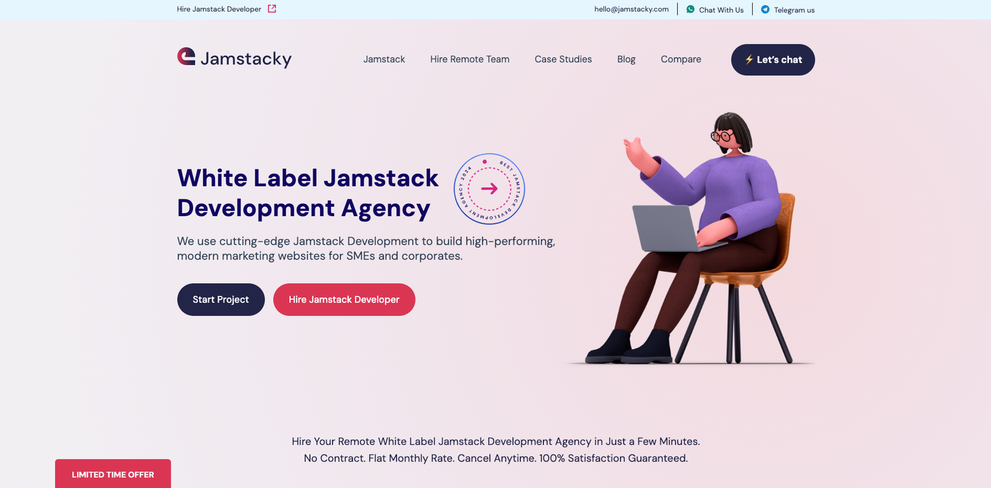 Jamstacky - made with Sanity.io
