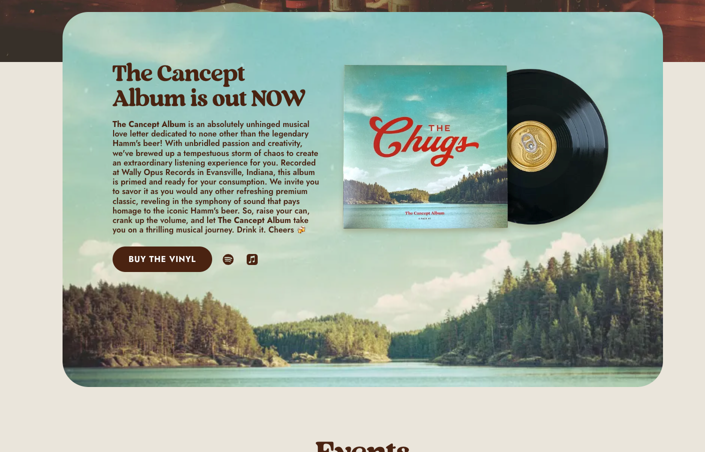 The Chugs - made with Sanity.io