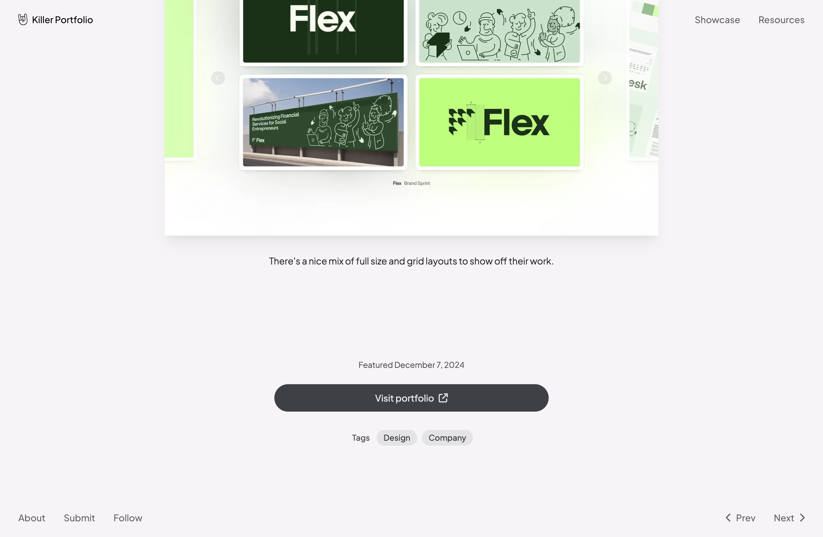 Killer Portfolio - made with Sanity.io