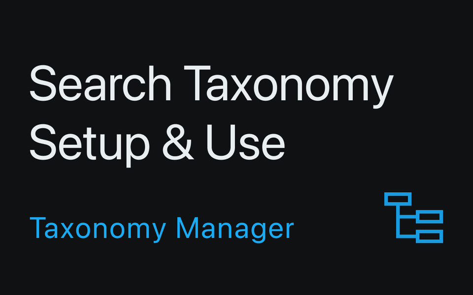 Topic Taxonomy Setup & Use | Sanity.io guide