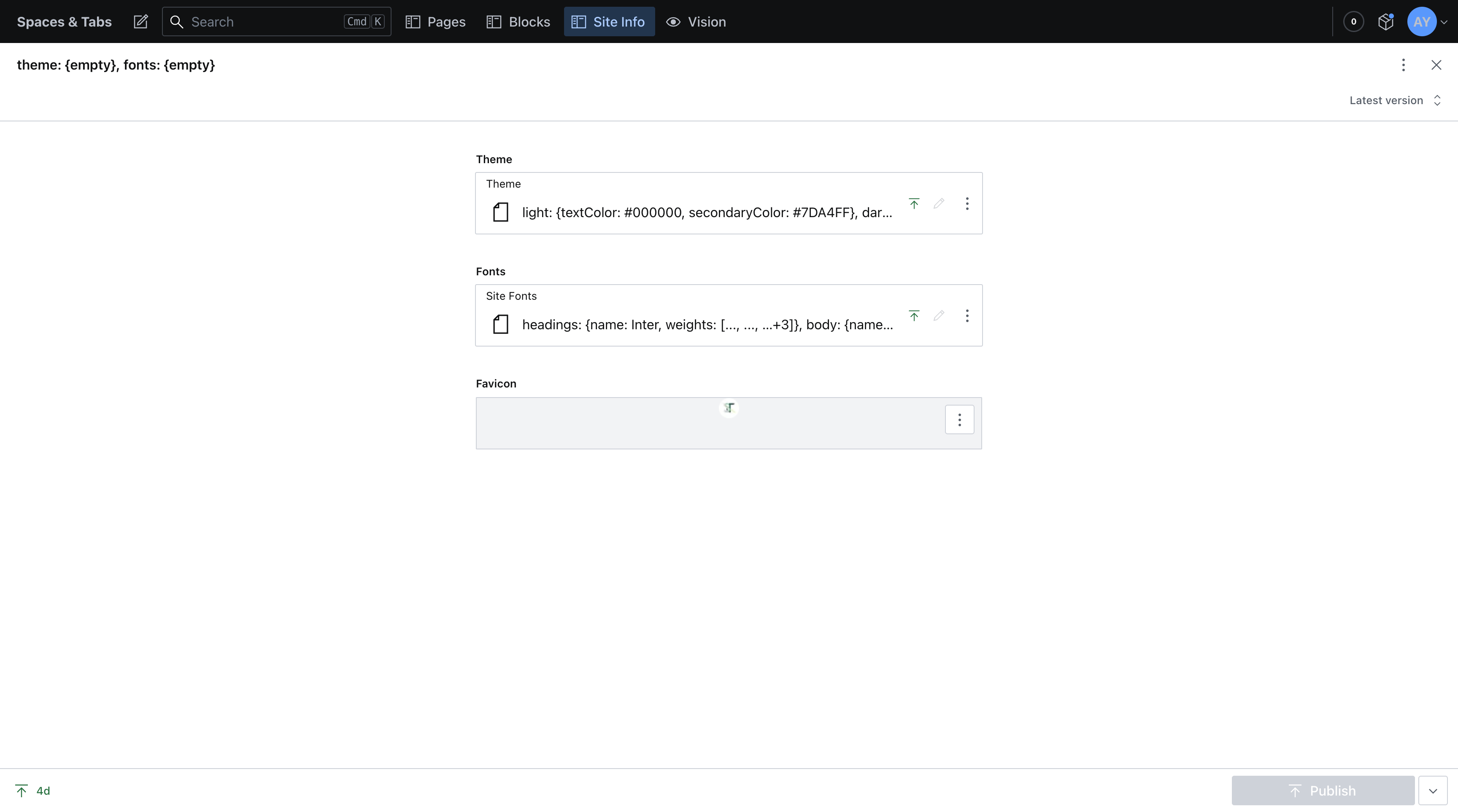 Spaces & Tabs - made with Sanity.io