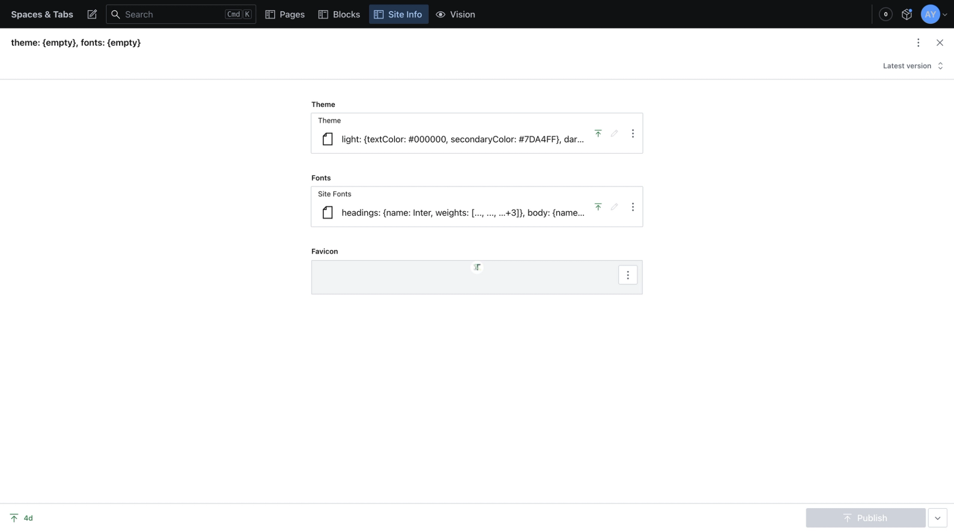 Spaces & Tabs - made with Sanity.io