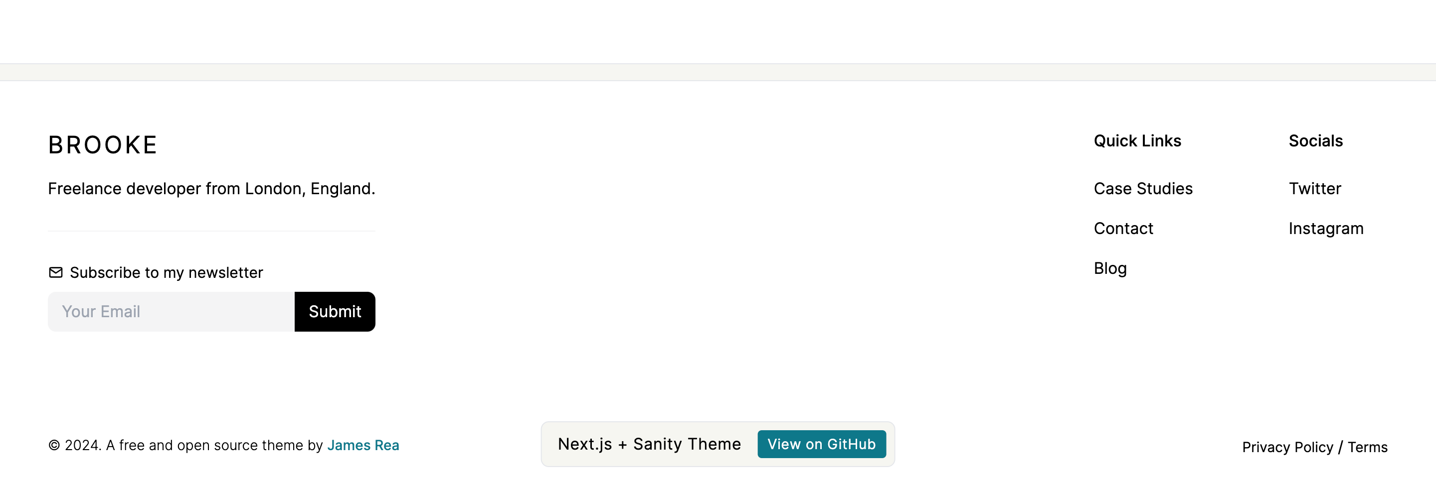 Next + Sanity Theme - made with Sanity.io Next + Sanity Theme - made with Sanity.io