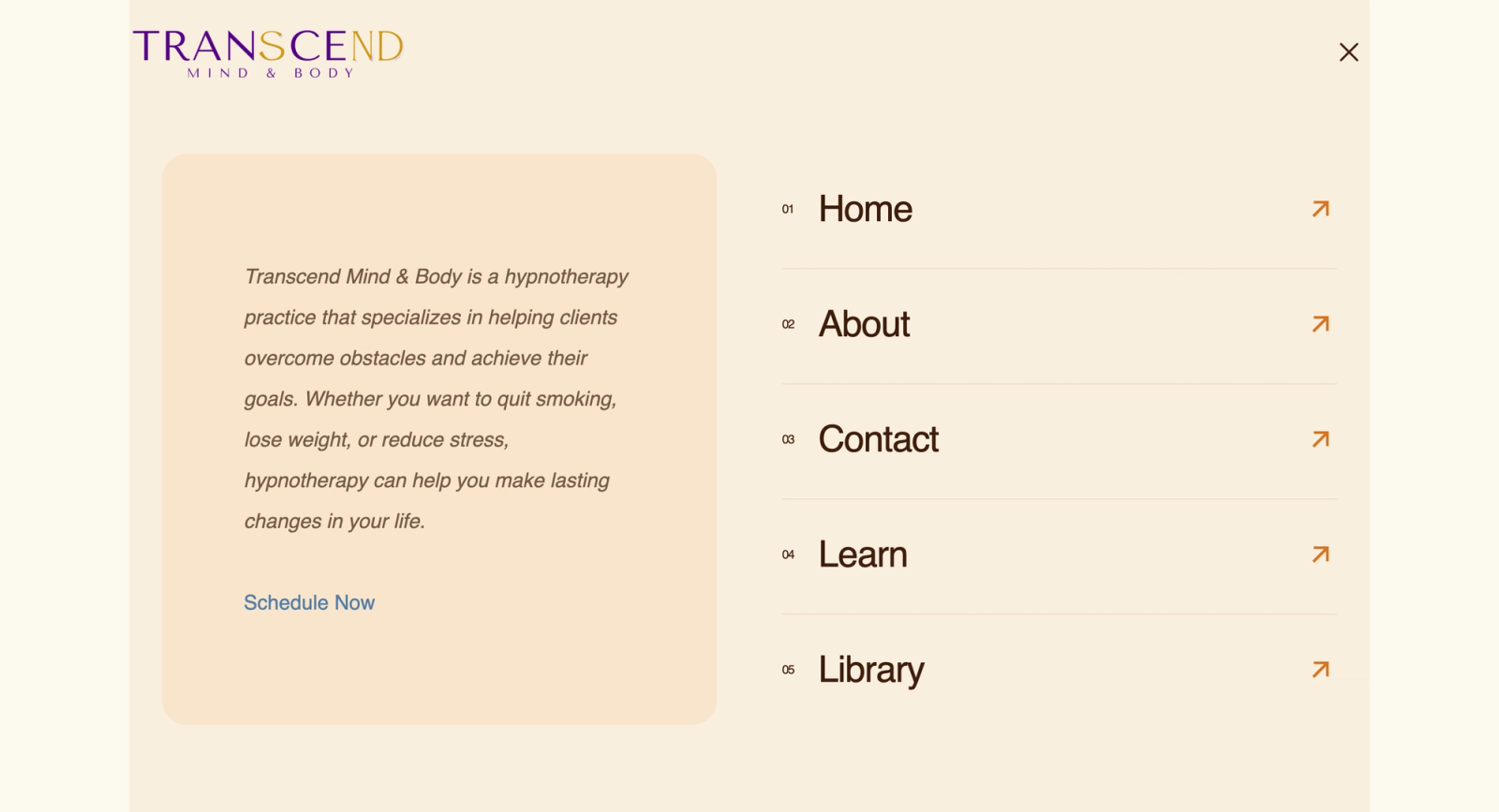 Transcend Mind & Body - made with Sanity.io