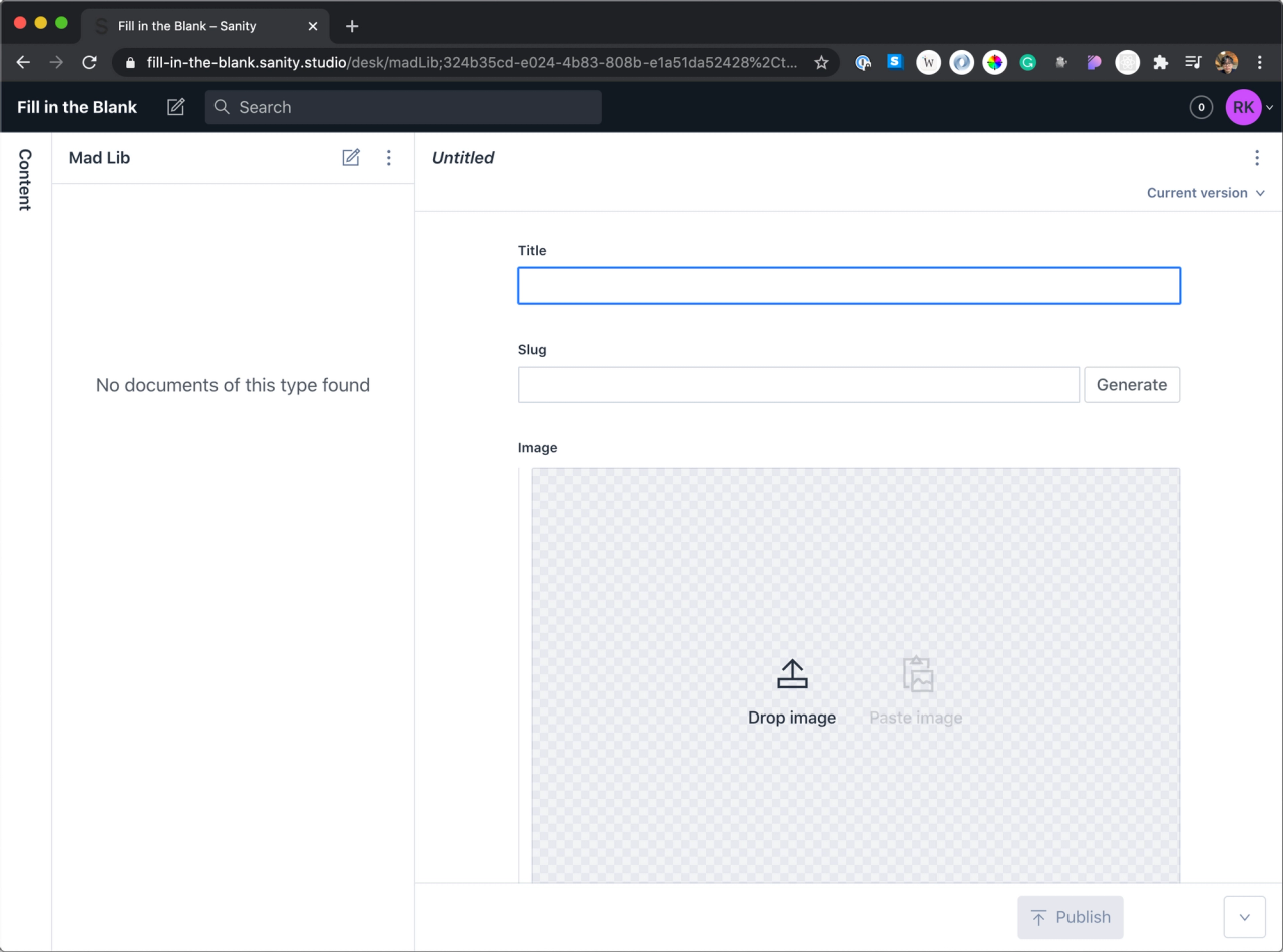 Make a Progressive Web App with React | Sanity.io guide