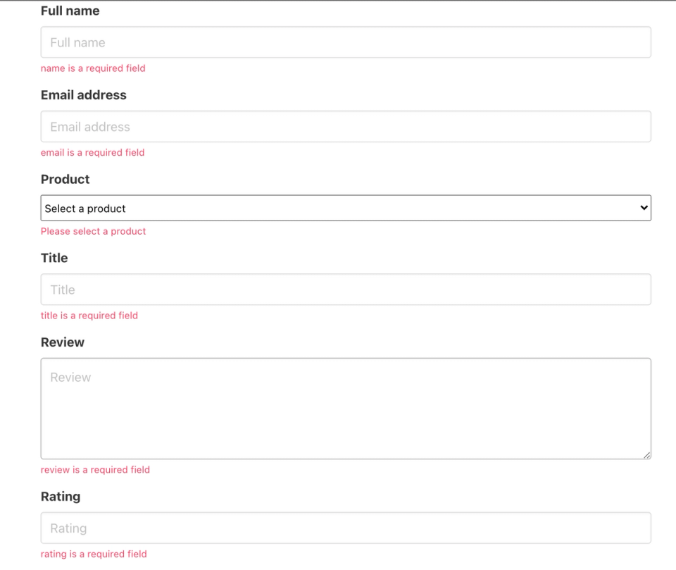 Form validation with Yup | Sanity.io guide