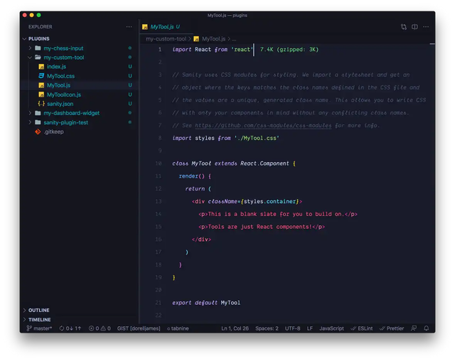 Creating my first Sanity.io plugin | Sanity.io guide