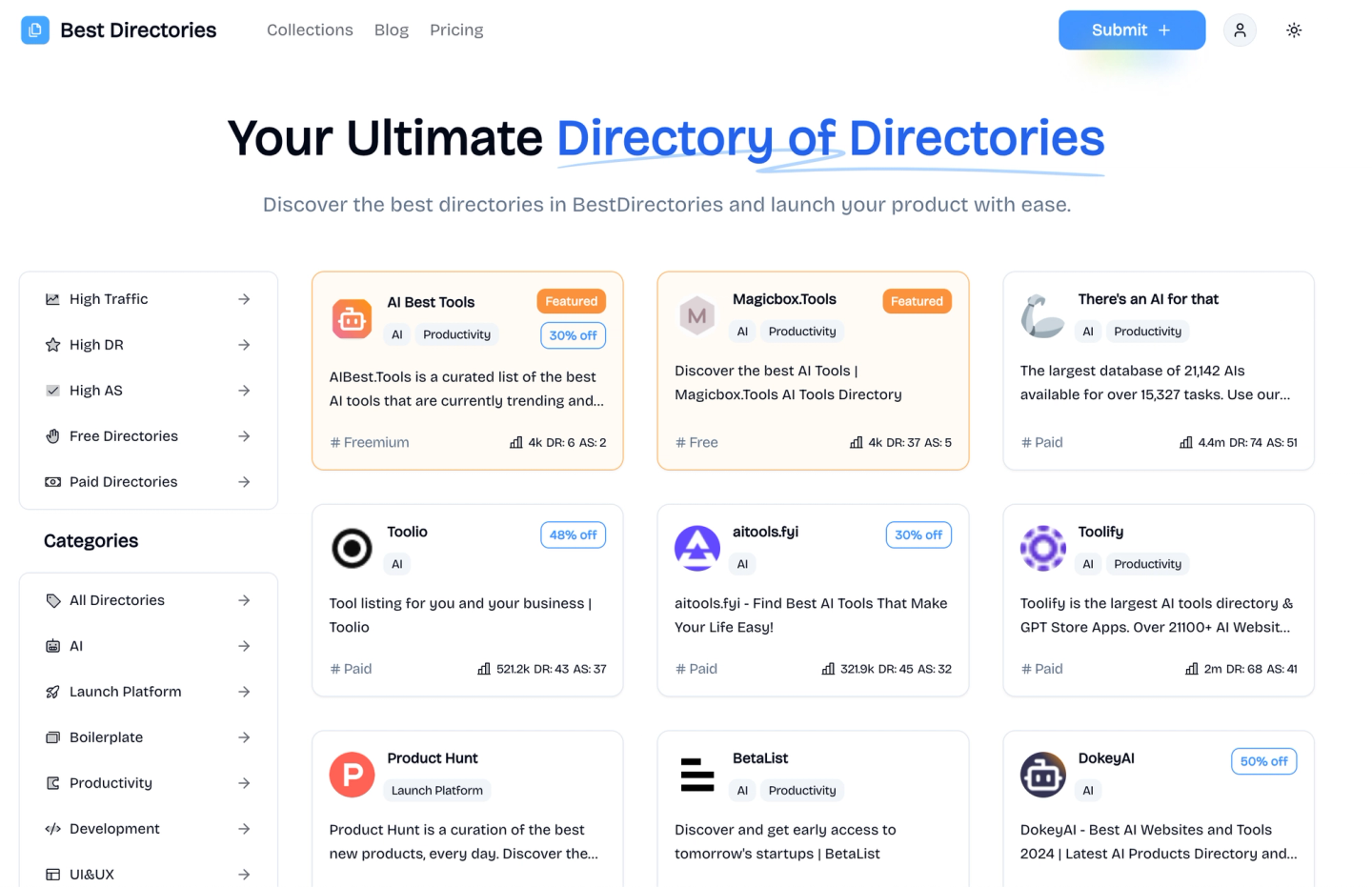 Best Directories - made with Sanity.io