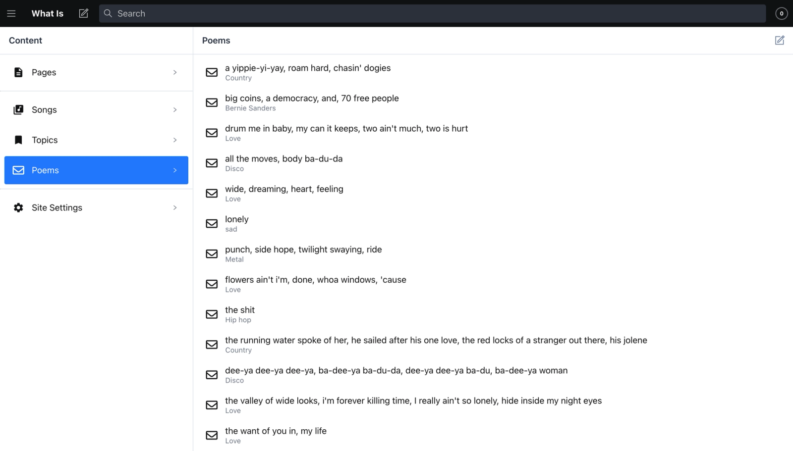 What is - made with Sanity.io