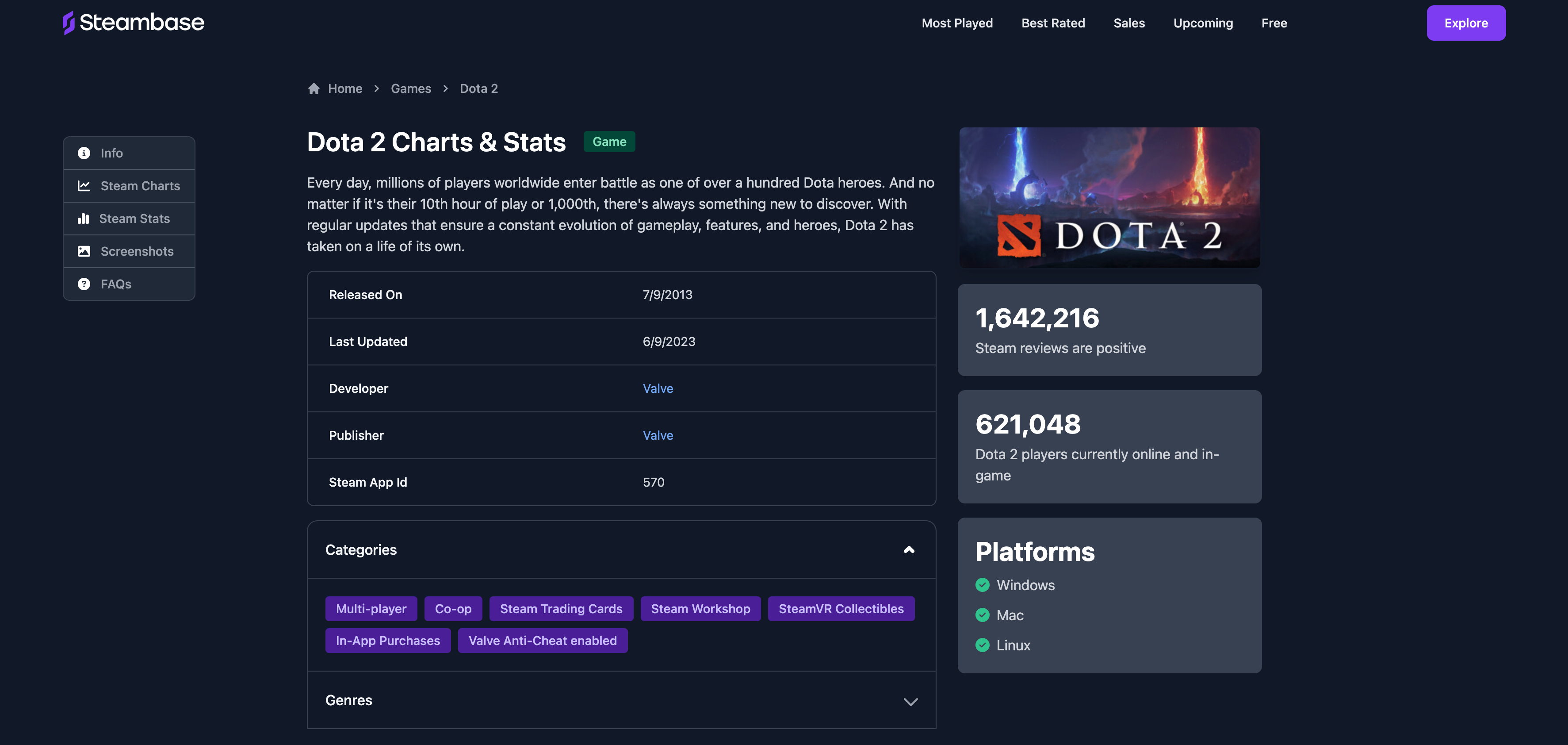 Steambase - made with Sanity.io